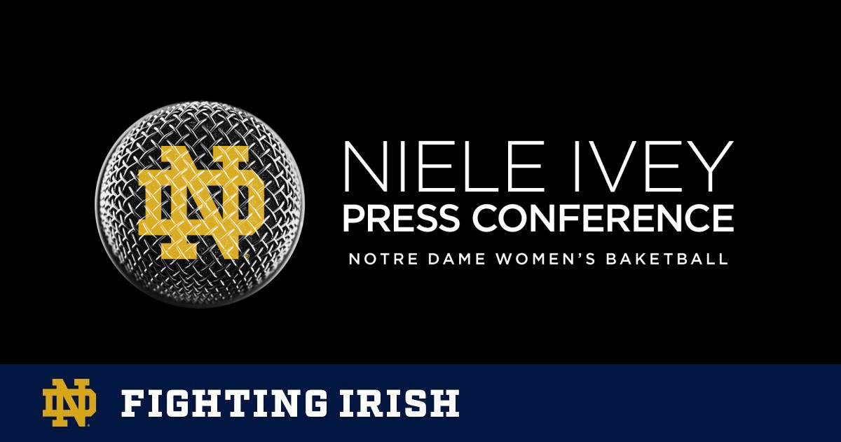 Niele Ivey Postgame Press Conference vs Virginia – Notre Dame Fighting ...
