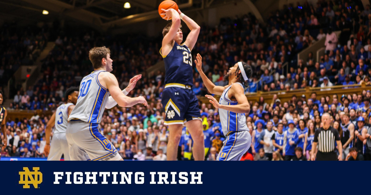 Irish Battle Duke To the Wire But Come Up Short, 68-64 – Notre Dame ...