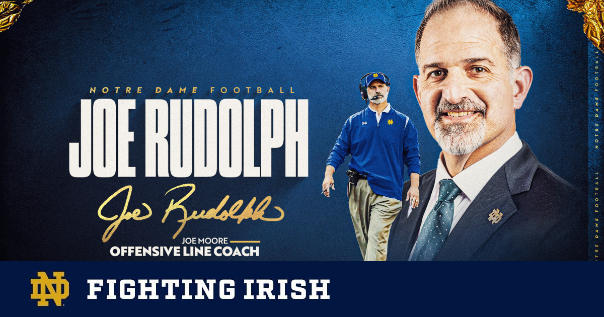 Joe Rudolph Named Offensive Line Coach – Notre Dame Fighting Irish ...