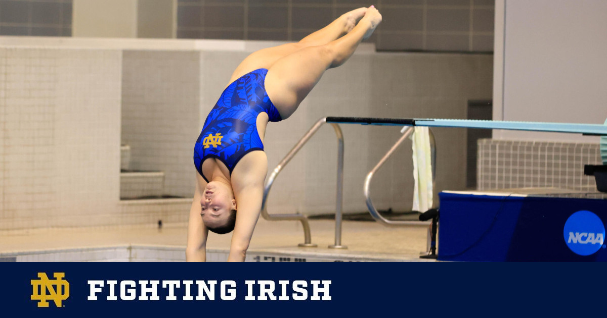 Divers tie Thursday, swimmers make debut Friday at NCAAs – Notre Dame ...