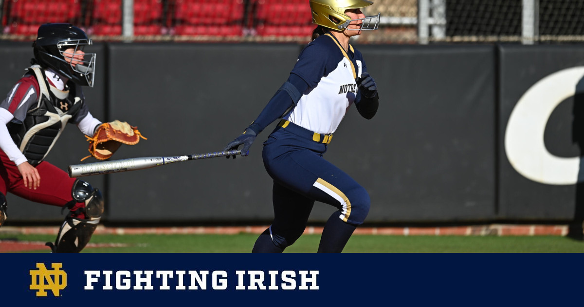 Consistent Offense Leads Notre Dame to 9-1 Six Inning Win Over Indiana ...