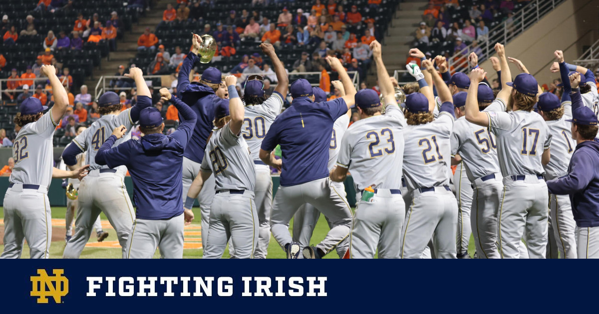 Irish Win 10-4 in Series Opener at Clemson – Notre Dame Fighting Irish ...