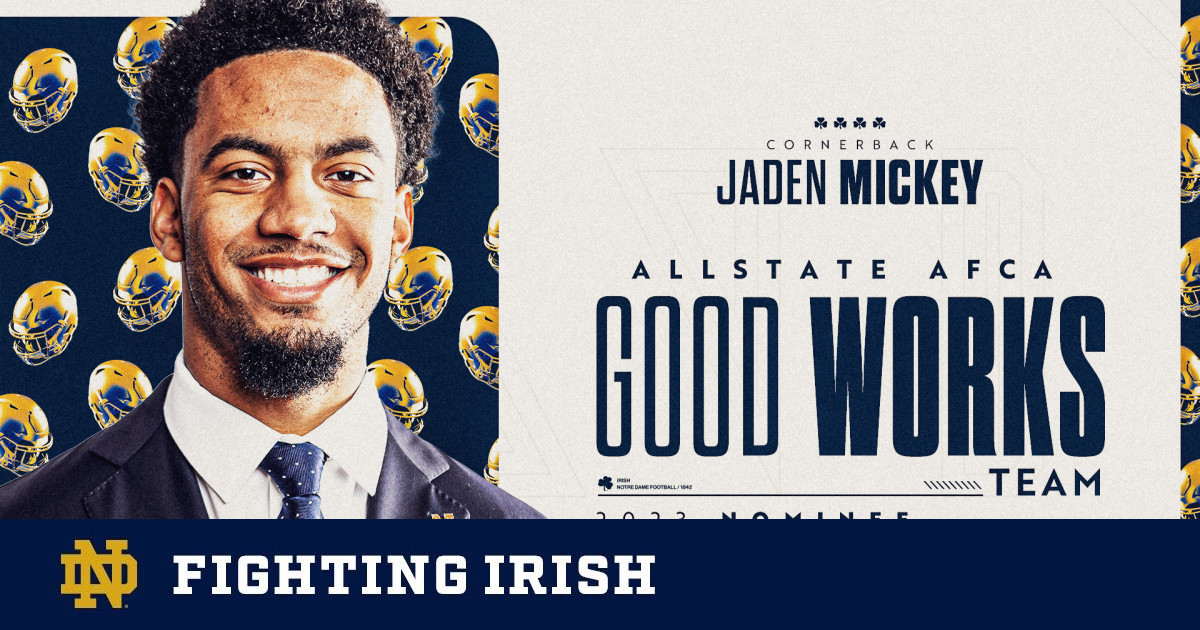 Jaden Mickey Selected As An Allstate AFCA Good Works Team Nominee ...