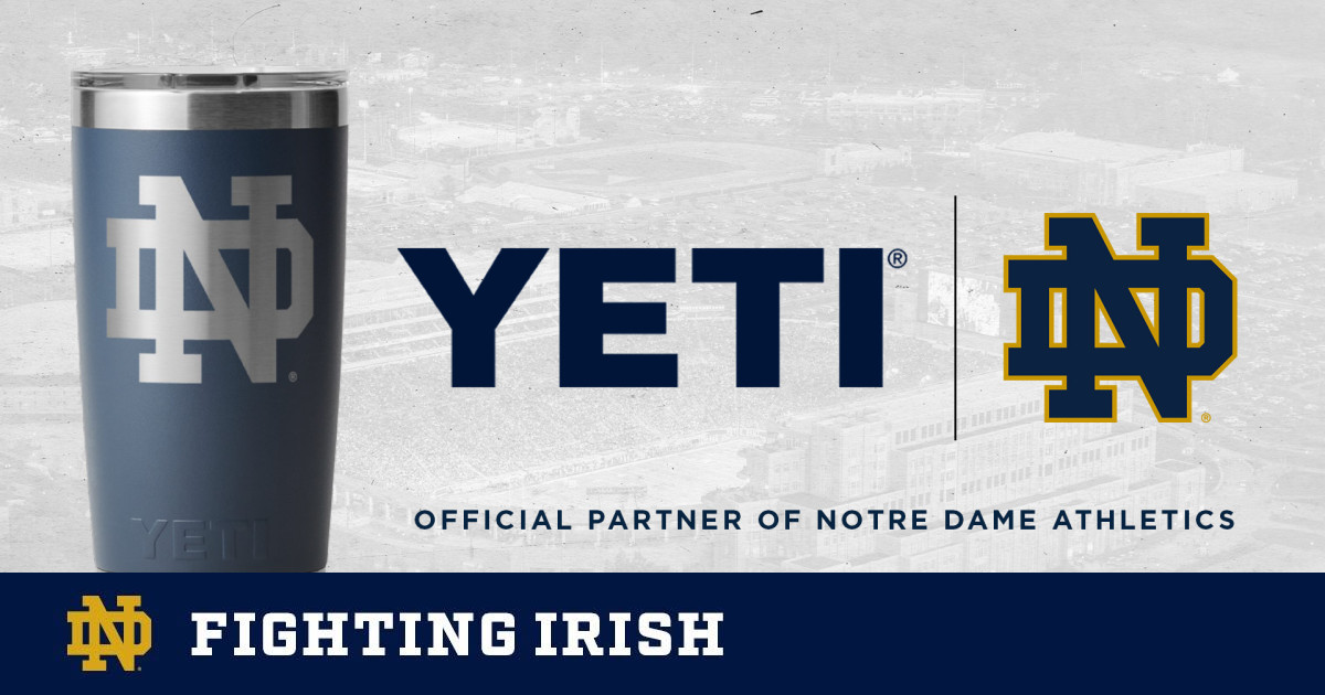 Yeti Becomes Official Sponsor of Notre Dame Athletics – Notre Dame ...