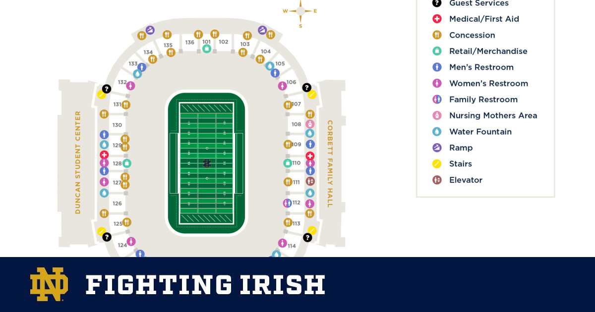 Notre Dame Seating Chart Stadium | Cabinets Matttroy