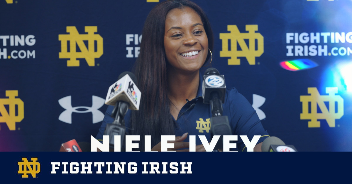 Niele Ivey Preseason Press Conference (10.10.23) – Notre Dame Fighting ...