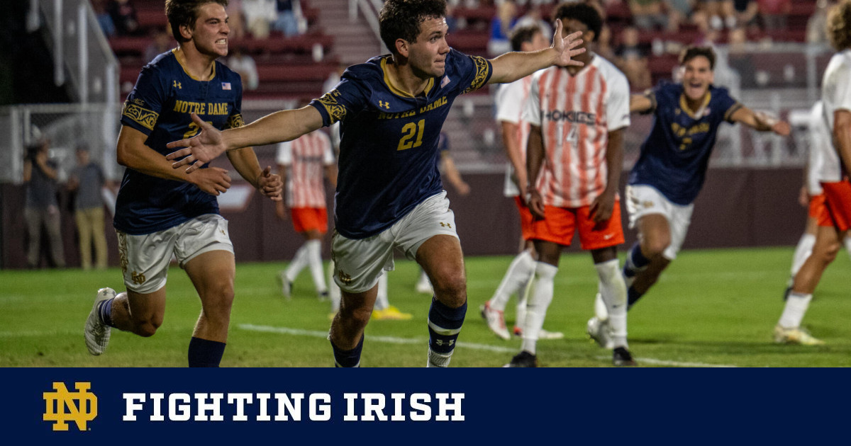 #8 Irish Pick Up 1-0 ACC Road Win At Virginia Tech – Notre Dame ...