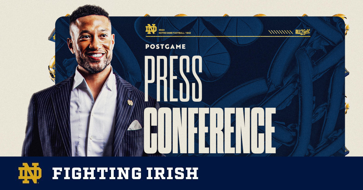 Pittsburgh | Marcus Freeman Postgame Press Conference (10.28.23 ...