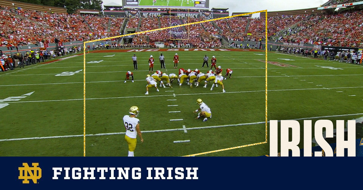 Irish Field Goal Unit Sets ND Record | Irish Spotlight – Notre Dame ...