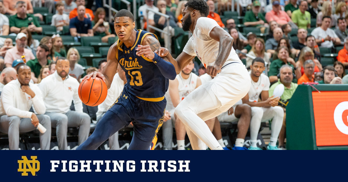 Irish Drop ACC Opener at #8 Miami, 62-49 – Notre Dame Fighting Irish ...