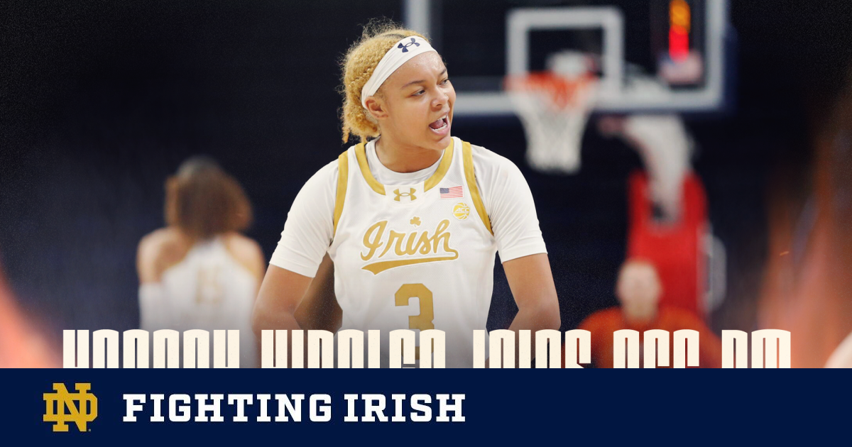 Hannah Hidalgo Joins ACC PM – Notre Dame Fighting Irish – Official Athletics Website
