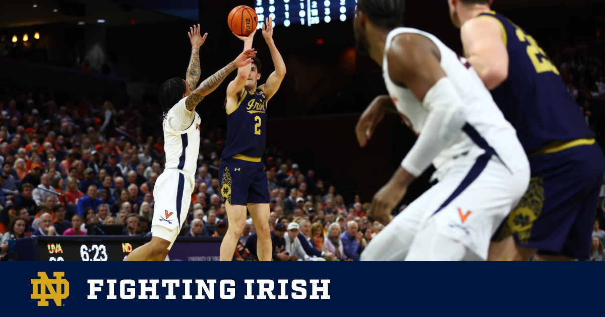 Irish Drop 65-53 Road Battle At Virginia – Notre Dame Fighting Irish ...