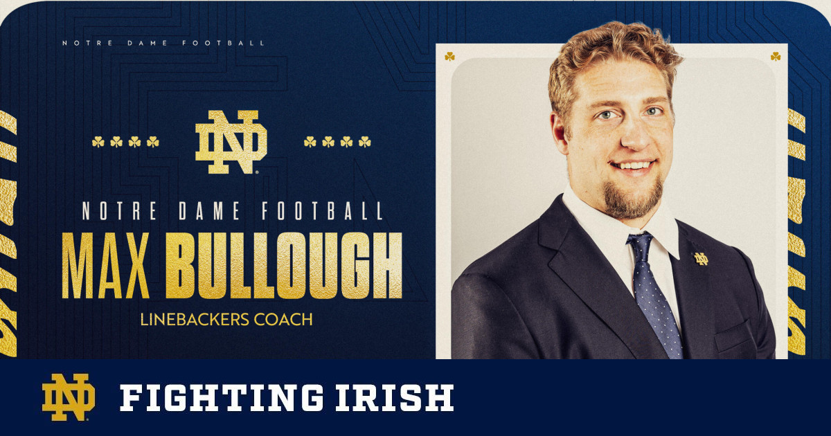 Max Bullough Named Linebackers Coach – Notre Dame Fighting Irish ...