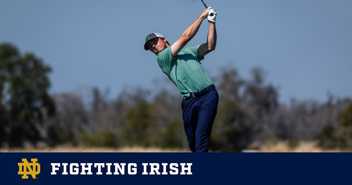 Modleski Finishes Third In The Invitational At The Ford – Notre Dame ...