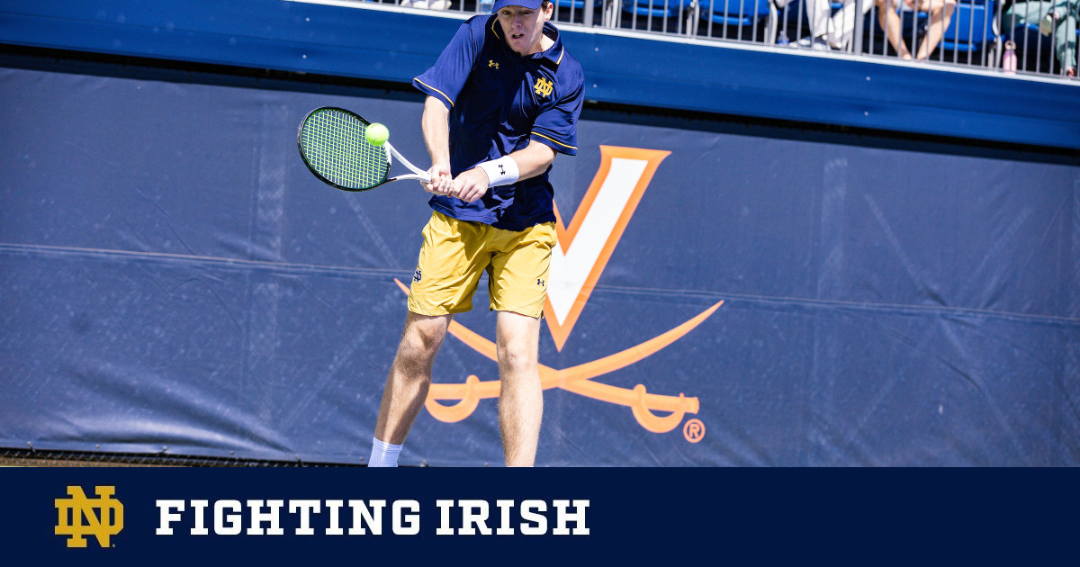 Freshman Thompson Wins At Third Ranked Virginia – Notre Dame Fighting ...