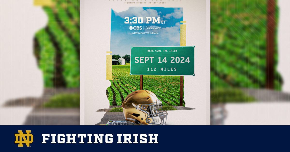 Irish And Boilermakers Renewed Rivalry To Be Broadcast On CBS – Notre ...