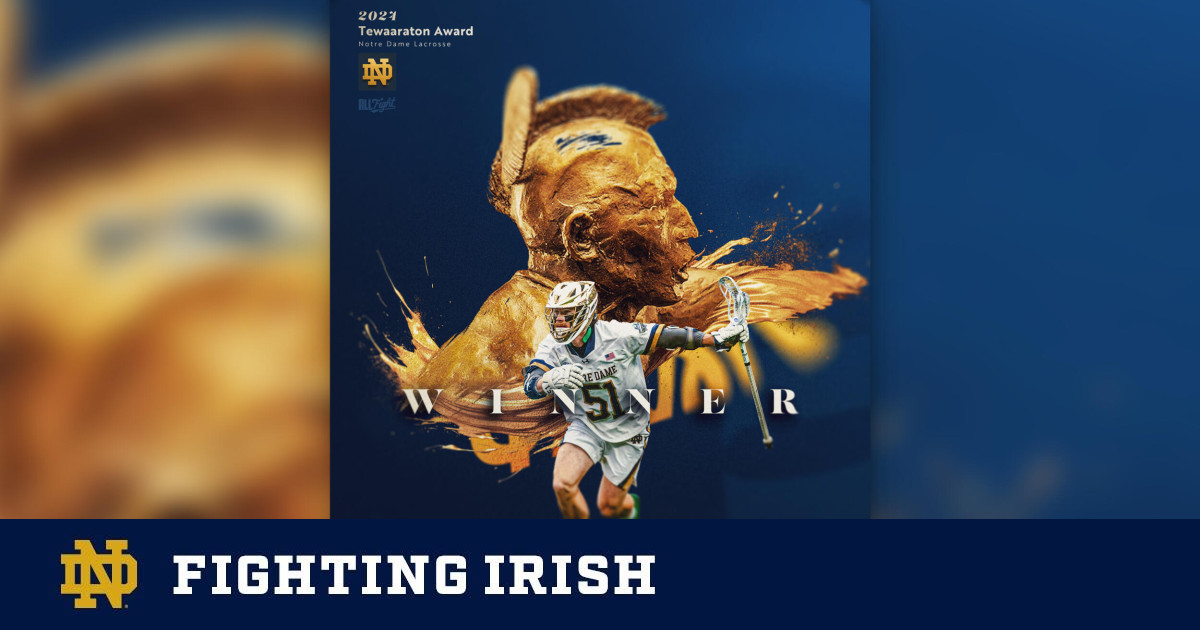 Pat Kavanagh Delivers Irish First Tewaaraton Award In Program History ...