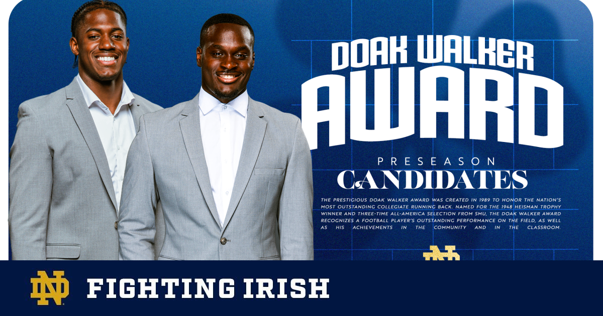 Love, Price Selected As 2024 Doak Walker Award Candidates