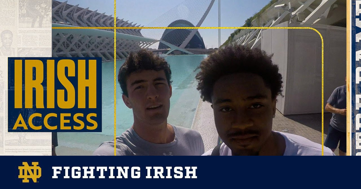 Valencia , onto Barcelona 😎 | Irish Access – Notre Dame Fighting Irish ...
