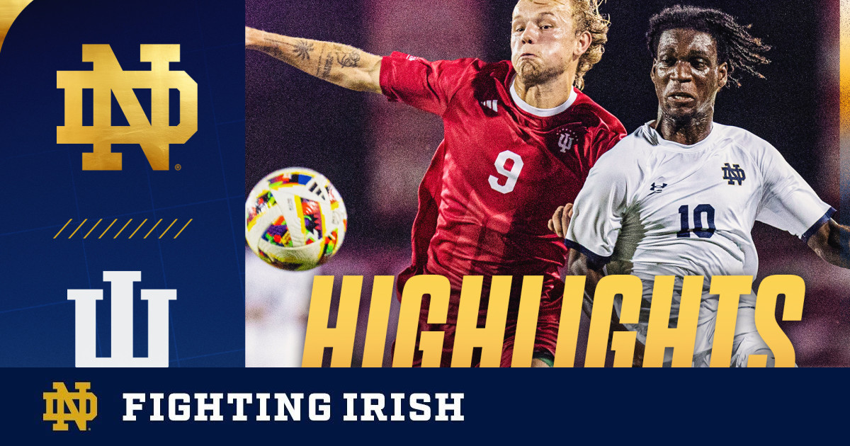 Irish And Hoosiers Battle To 2-2 Draw | Highlights at Indiana – Notre ...