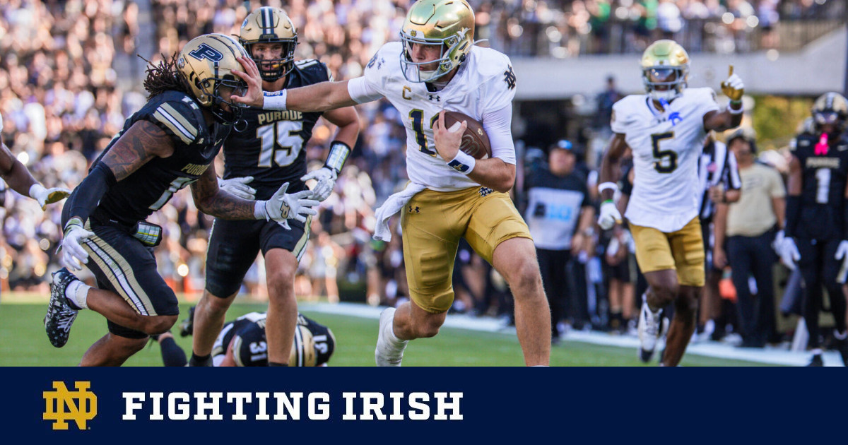 Irish Hammer Boilermakers 66-7 – Notre Dame Fighting Irish – Official ...