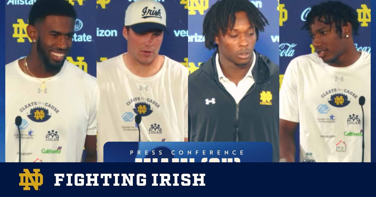 Miami (OH) | Player Postgame Press Conference (9.21.24) – Notre Dame ...