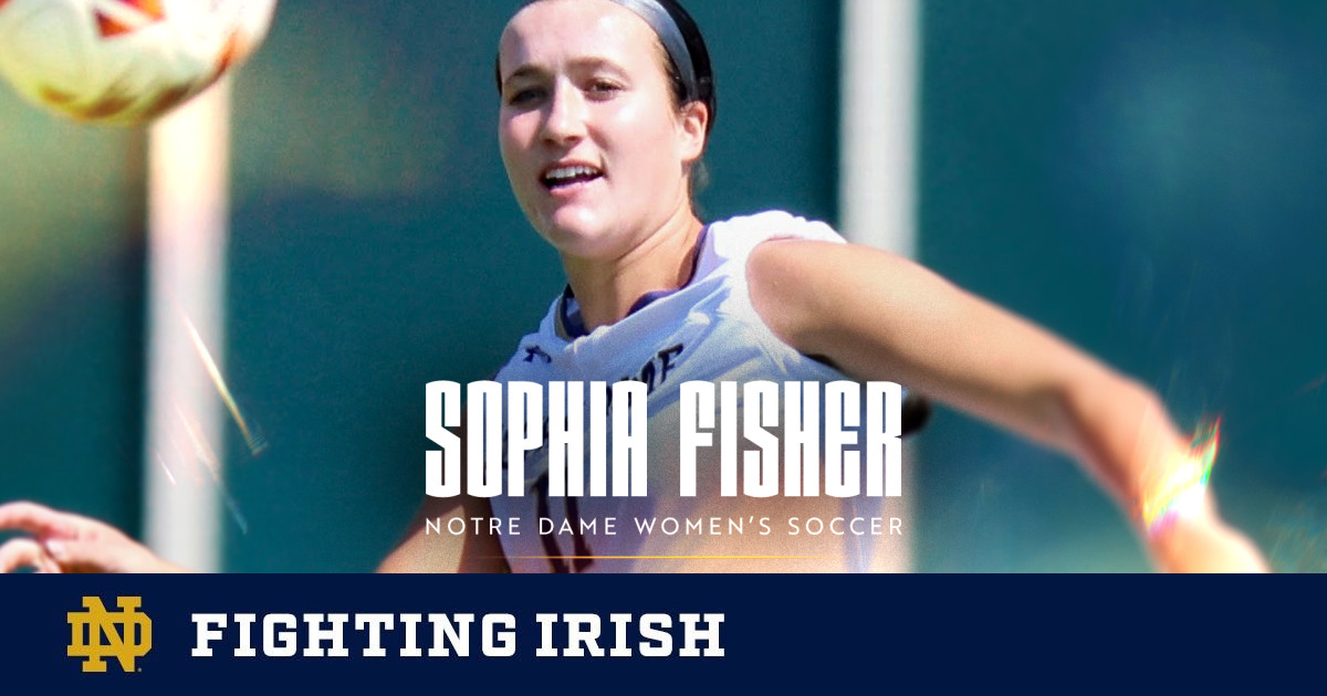 Sophia Fisher is All Fight – Notre Dame Fighting Irish – Official ...