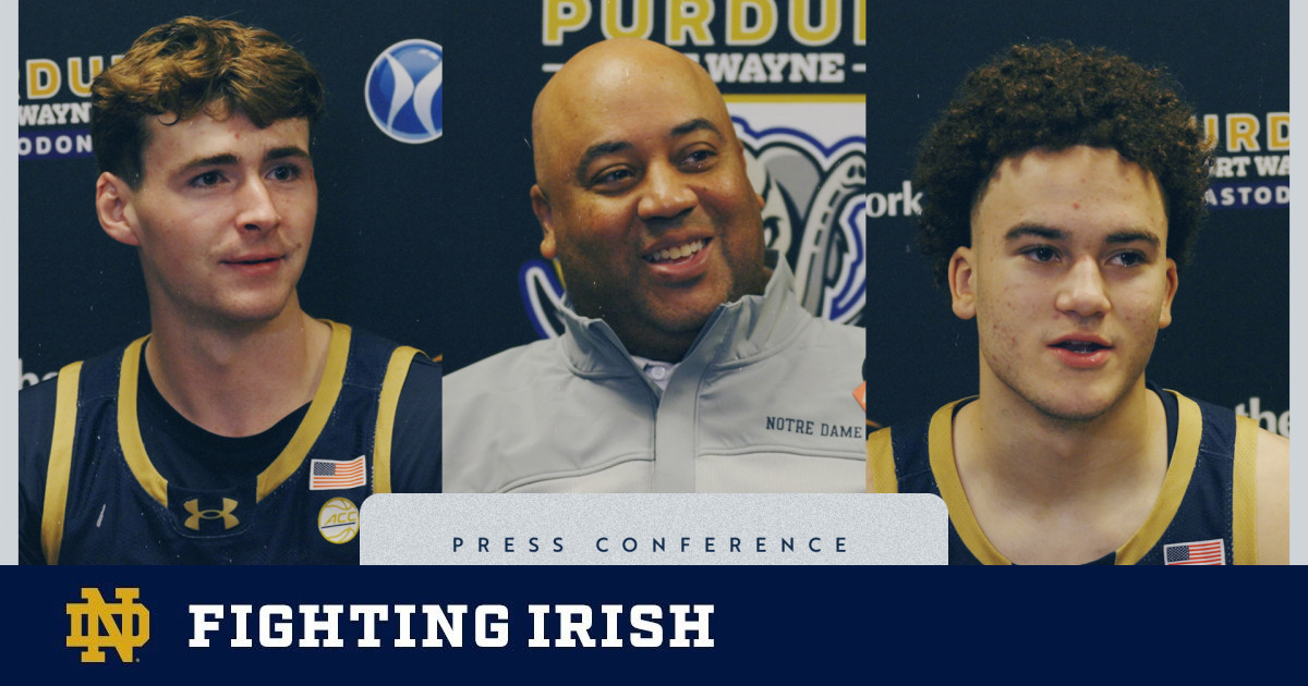 Purdue Fort Wayne Post Exhibition Press Conference (10.30.24) – Notre ...