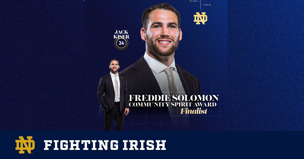 Kiser Selected As Finalist for Freddie Solomon Community Spirit Award