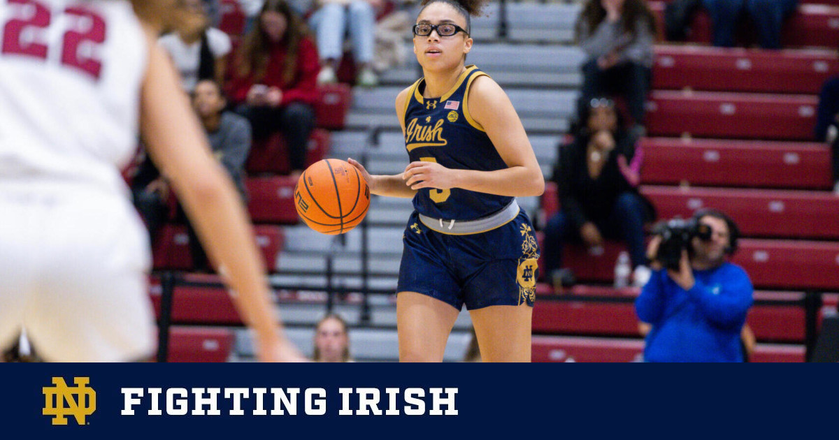 Record-Breaking 15 Treys Lead Irish Past Leopards, 91-55 – Notre Dame ...