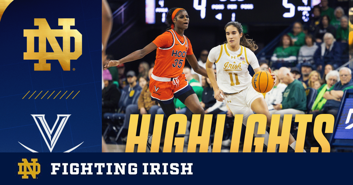 Ivey Hits 100 Wins as Irish Defeat Virginia | Virginia | Notre Dame ...