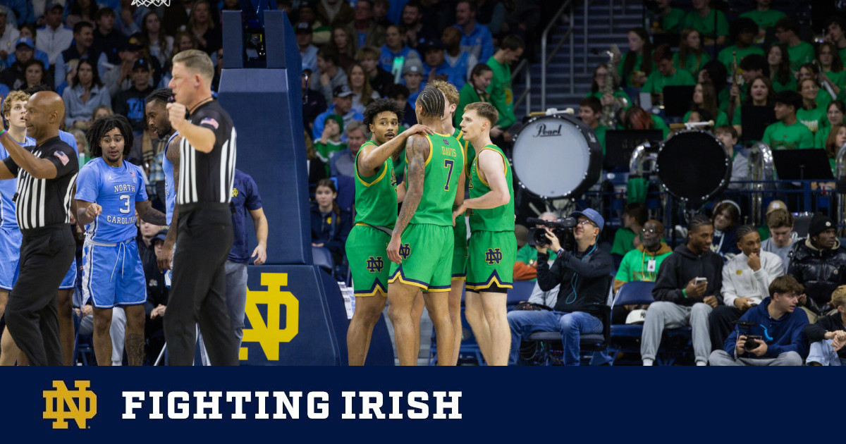 Heartbreaker in Purcell as Irish Fall 73-74 to UNC – Notre Dame ...