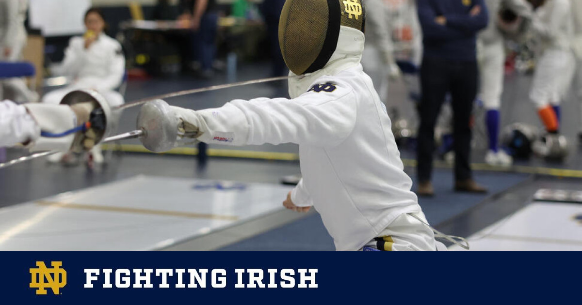 Irish Fencing Impresses at Northwestern Duals – Notre Dame Fighting ...