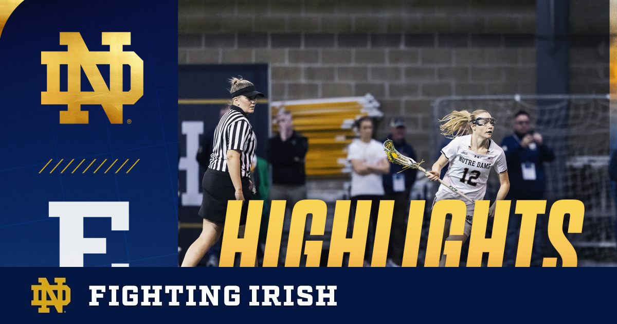 Irish Defeat Eagles | Highlights vs EMU | Women’s Lacrosse – Notre Dame ...
