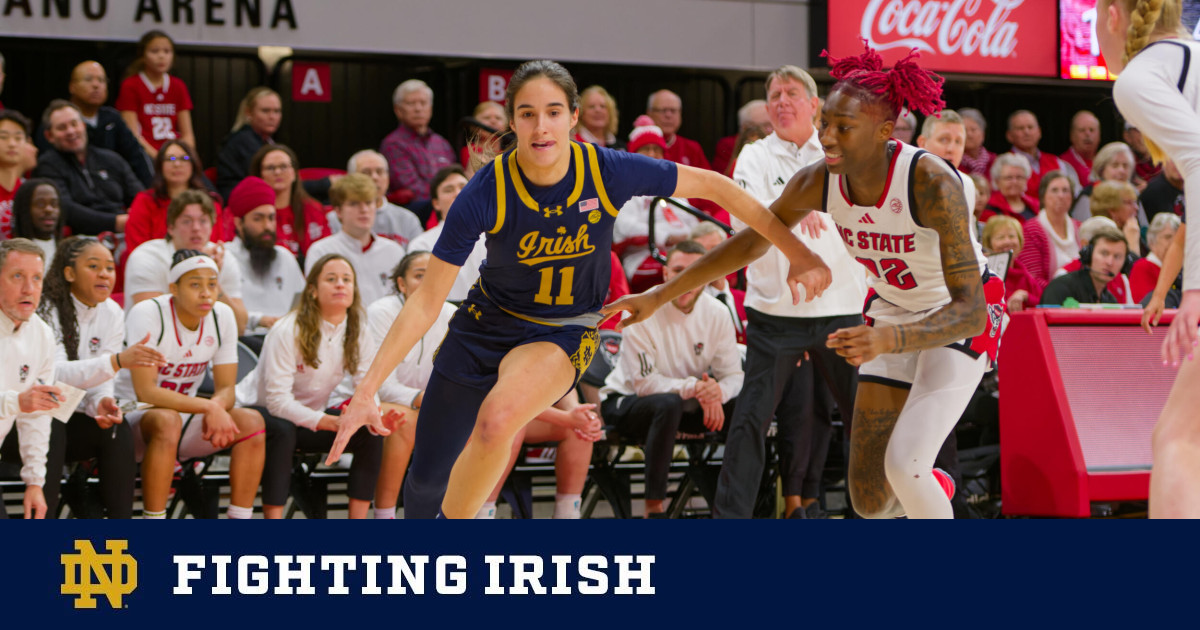 Irish Fall Short In Double-Overtime Contest At No. 13 NC State – Notre ...