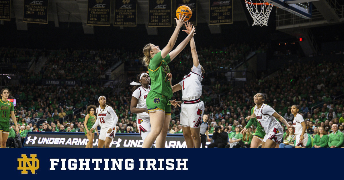 No. 3 Irish Win Share Of ACC Regular Season Title With 72-59 Win Over ...