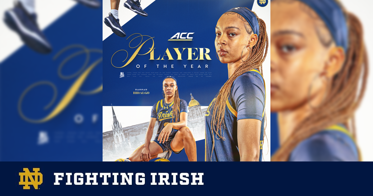 Hidalgo Named ACC Player and Defensive Player of the Year – Notre Dame Fighting Irish – Official ...