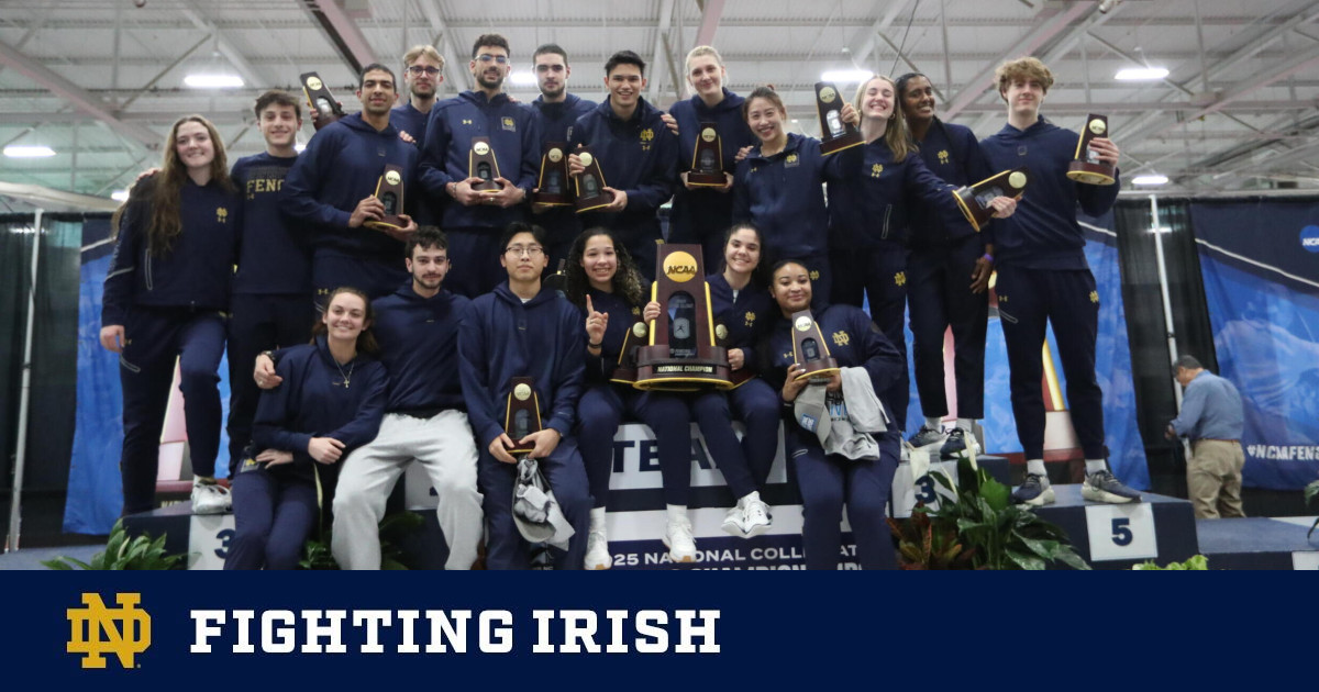 CHAMPS AGAIN: ND Fencing Wins 14th NCAA Championship – Notre Dame ...