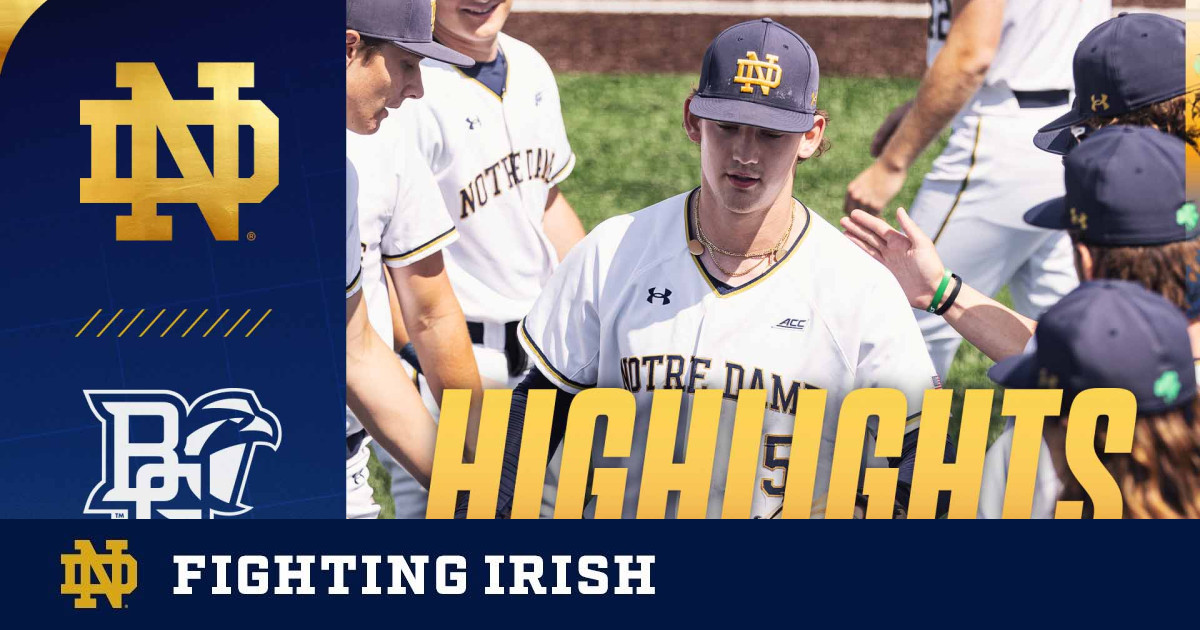 Senior Day Success: Irish Run Rule Falcons | Highlights vs Bowling ...