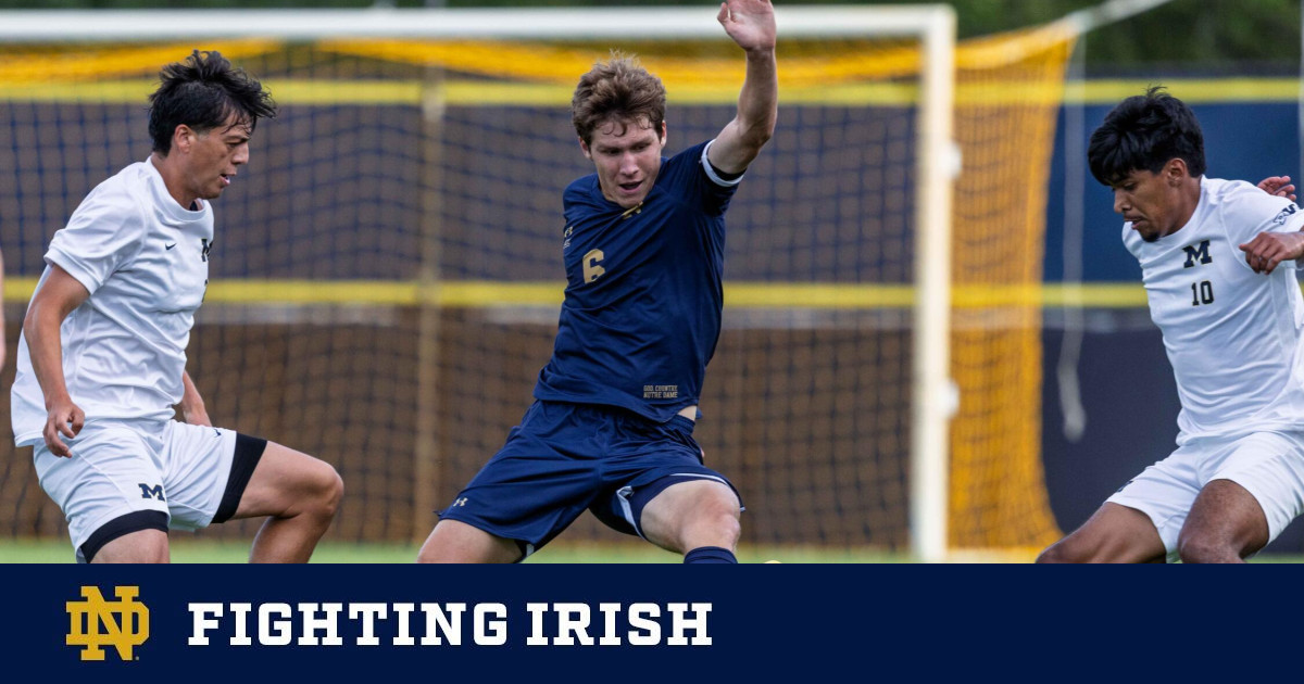 Irish Battle Michigan To 1-1 Draw In Season Opener – Notre Dame ...
