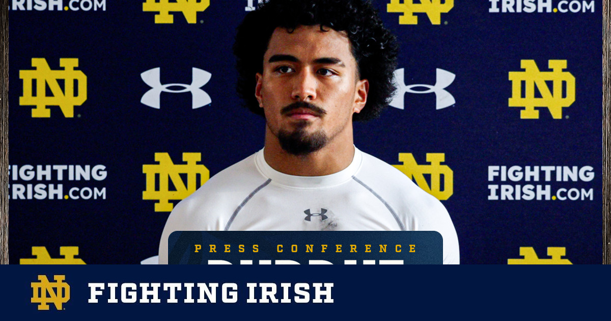 Purdue | Post-Practice Press Conference (9.16.25) – Notre Dame Fighting ...