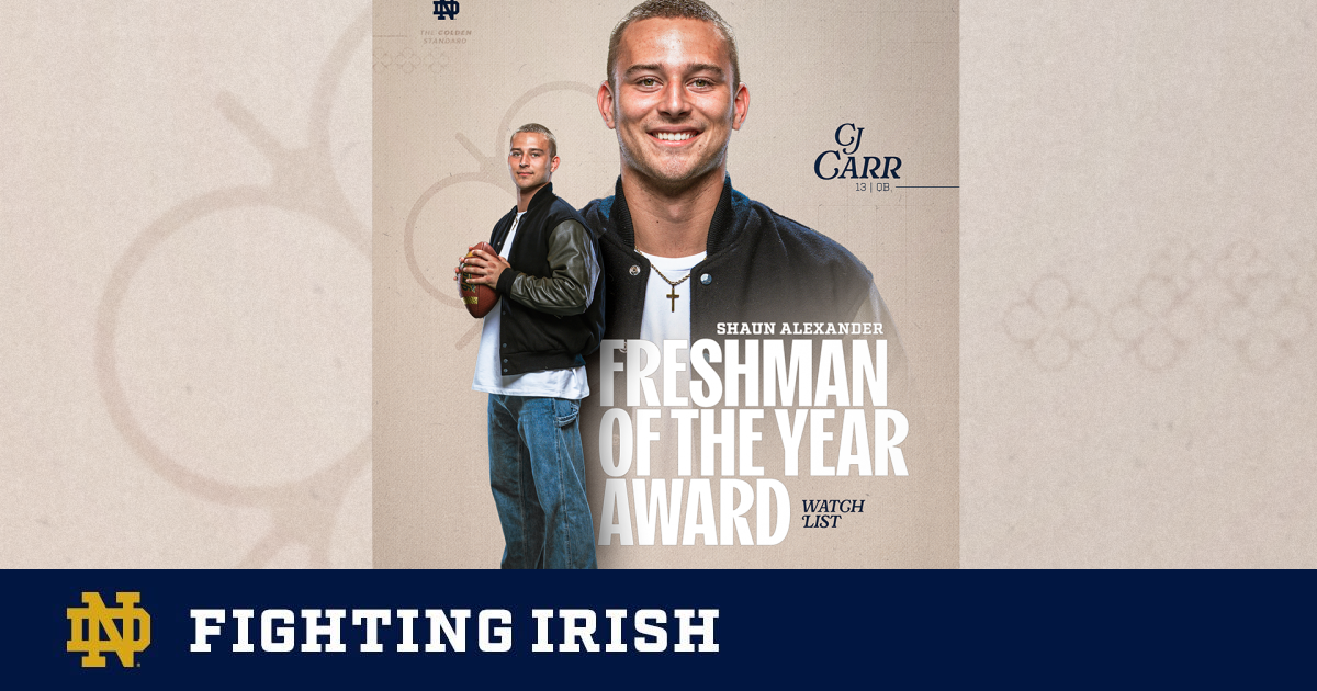 Carr Selected to Shaun Alexander Freshman of the Year Watch List