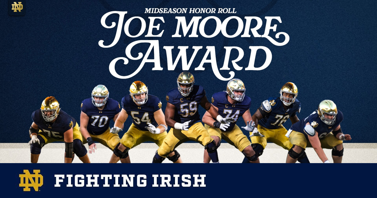 Notre Dame Selected to Joe Moore Award Midseason Honor Roll