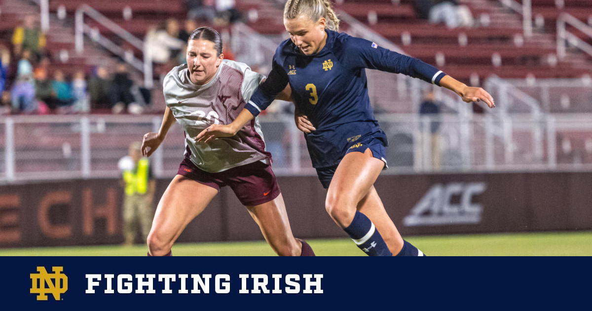 Engle’s Hat Trick Powers #1 Irish Past Virginia Tech, 5-0 – Notre Dame ...