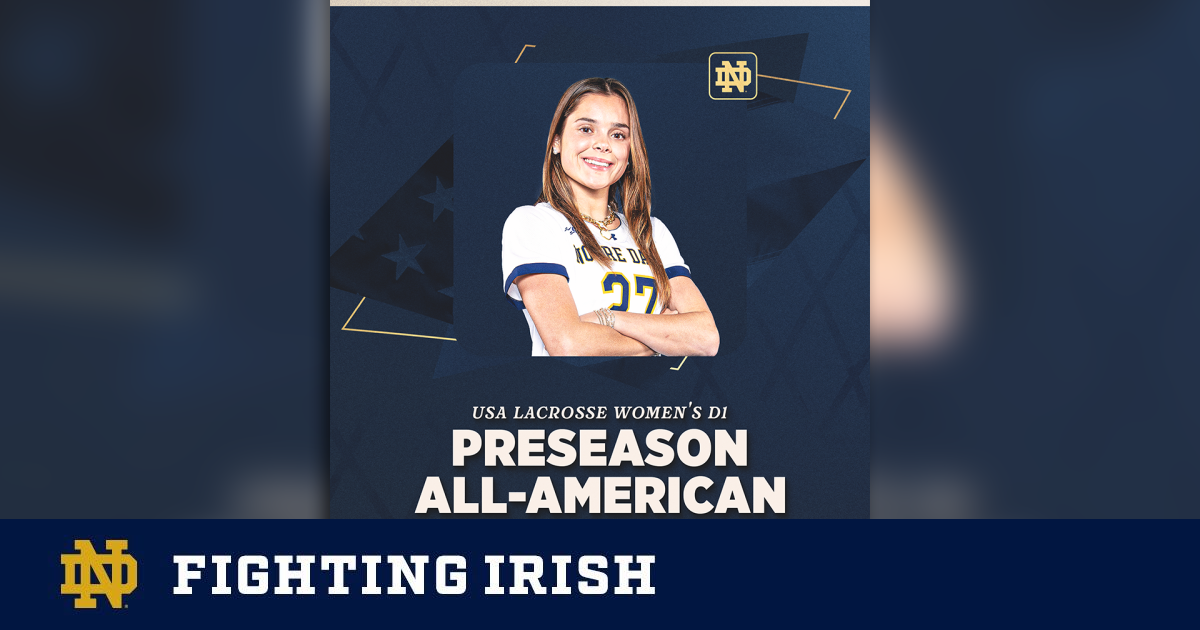Rassas Named Preseason All-American – Notre Dame Fighting Irish ...