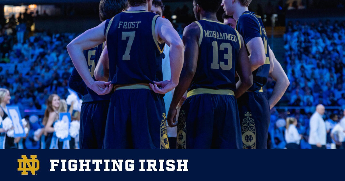 Irish Fall 69-91 To #22/24 Tar Heels In Chapel Hill – Notre Dame ...