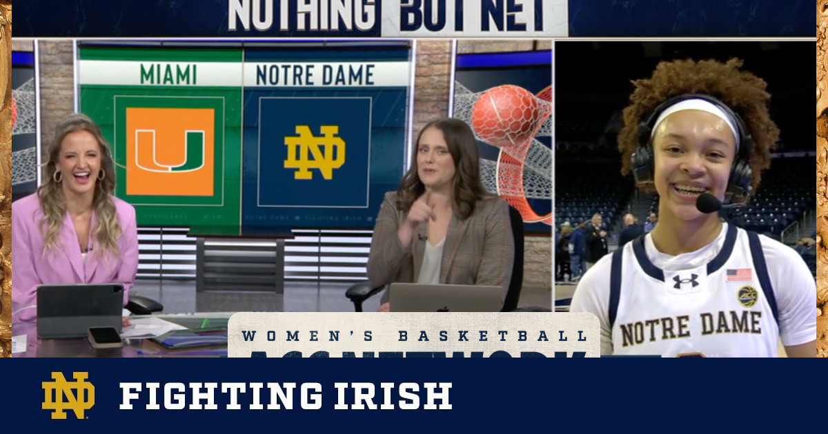 Hidalgo Joins Nothing But Net, Discusses Record-Breaking Night – Notre ...