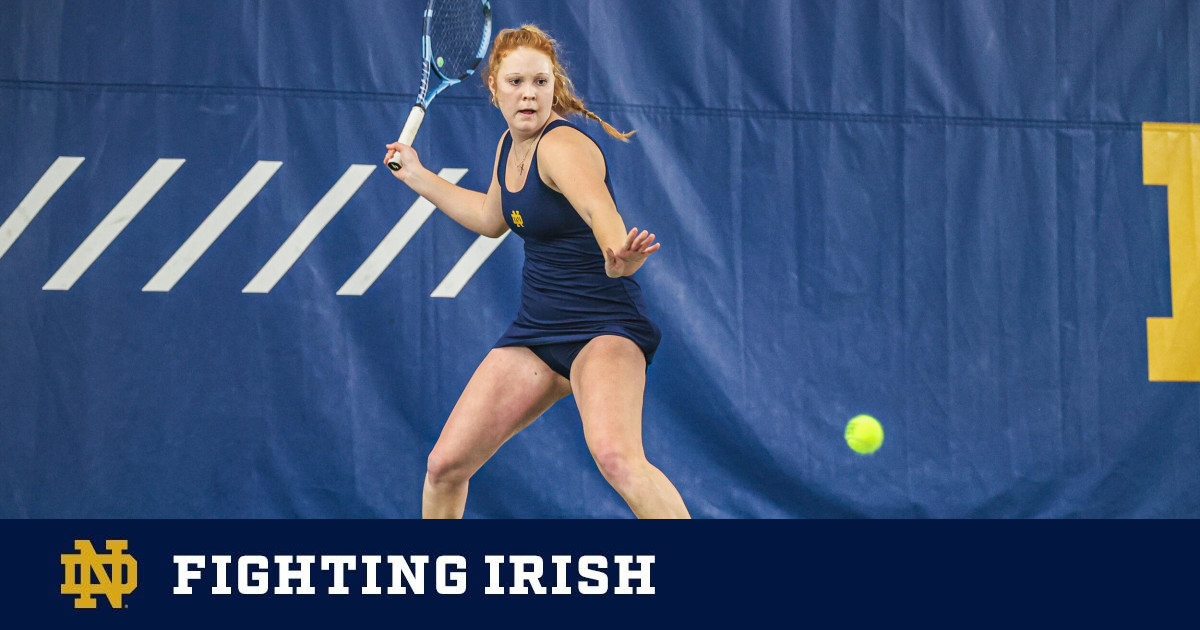 Notre Dame Women's Tennis Pulls Off Perfect 3-0 Weekend - BVM Sports