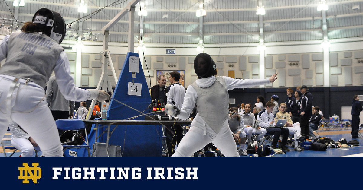 No. 1 Irish Roll On Final Day Of Duke Fencing Home Meet – Notre Dame ...
