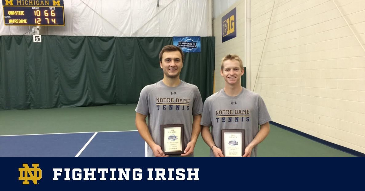 Irish Doubles Squad Completes Upset Weekend To Claim USTA/ITA Midwest ...